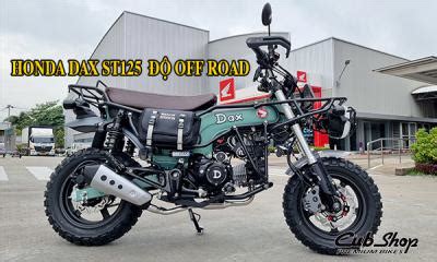 2 Mẫu Dax 125 độ Chopper Phuộc Giò Gà Và Phong Cách Off Road Cực độc