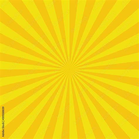 Yellow Sun Rays Wallpaper