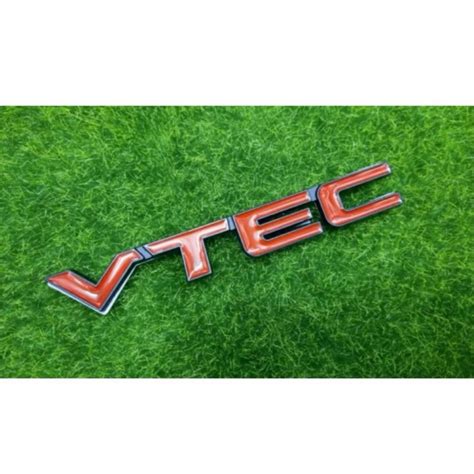 Logo Vtec Iron Red With Black Border Shopee Philippines