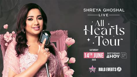 Shreya Ghoshal Live In Concert 14 June 2025 Rotterdam Ahoy