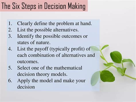 Decision Theory Pdf