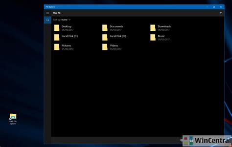 How To Activate Uwp File Explorer On Windows 10 Creators Update