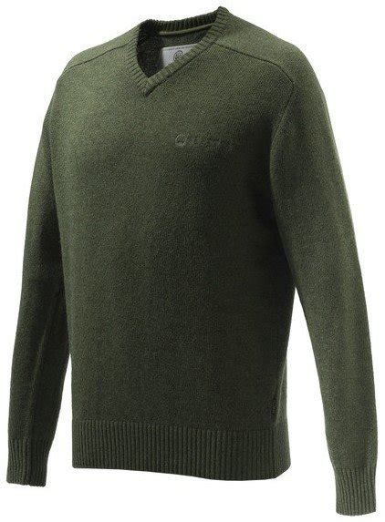 Pull De Chasse Somerset Col V Vert Beretta 19779