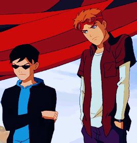 Young Justice Dick Grayson And Wally West