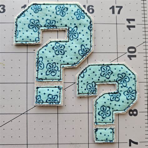 Question Mark Patch Etsy