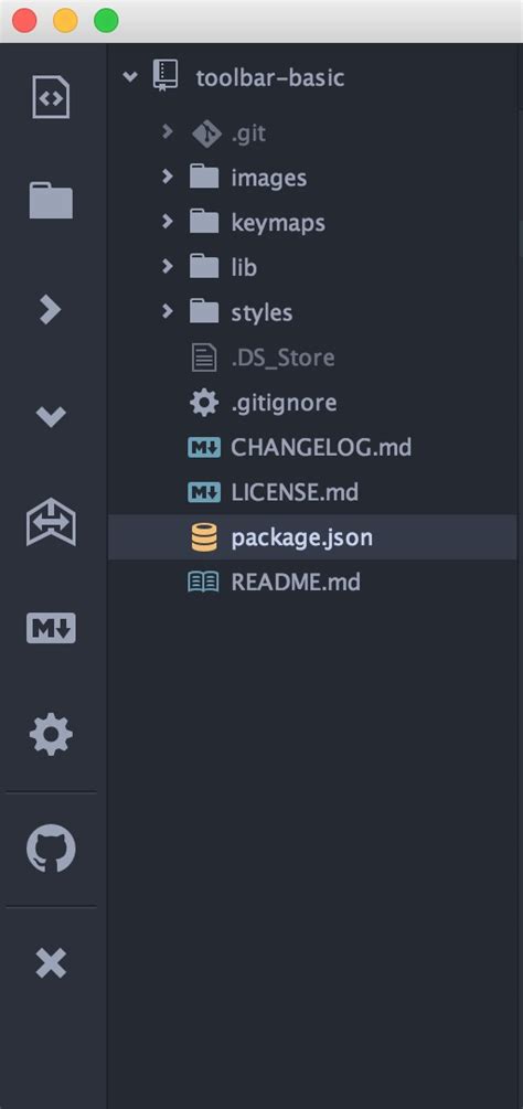GitHub Mattlovaglio Toolbar Basic An Add On For The Tool Bar Atom Package