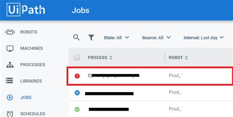 Orchestrator And Robot Error Detecting Project Version Help Uipath Community Forum