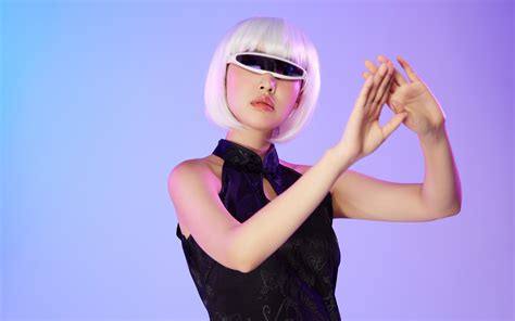 Virtual Reality Game Metaverse Girl 5k Photo Preview