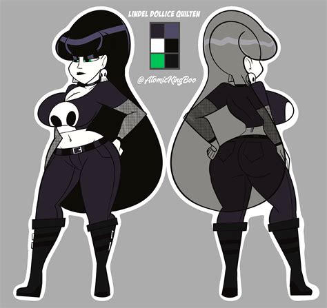 Lindel Dollice Quilten Character Model Sheet By Atomickingboo On