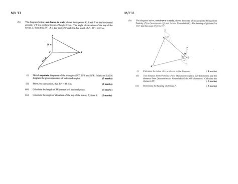 Csec Bearings Worksheetdocx