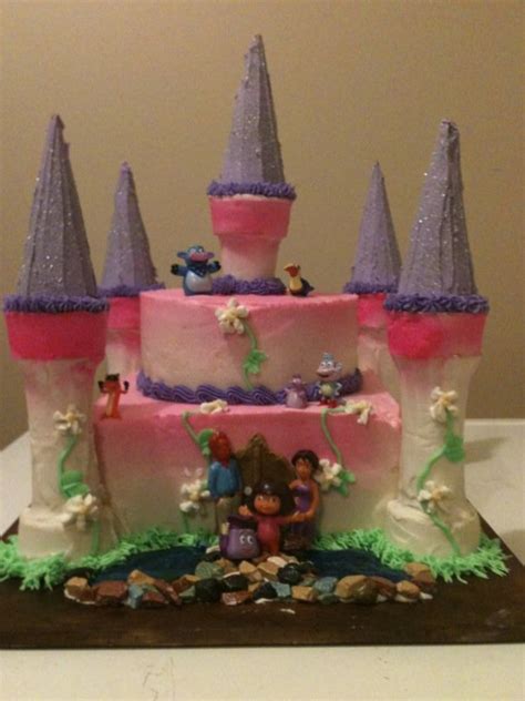 Dora Castle Cake