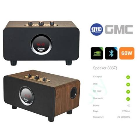 Jual Multimedia Speaker Bluetooth Gmc 886 Q 886q Bt Bluetooth