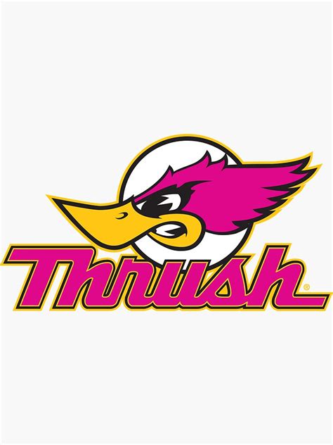 Thrush Sticker For Sale By Vintagespeed67 Redbubble