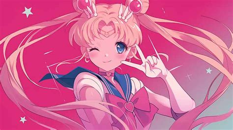 Sailor Moon Aesthetic Pc Wallpaper Download In Hd And 4k