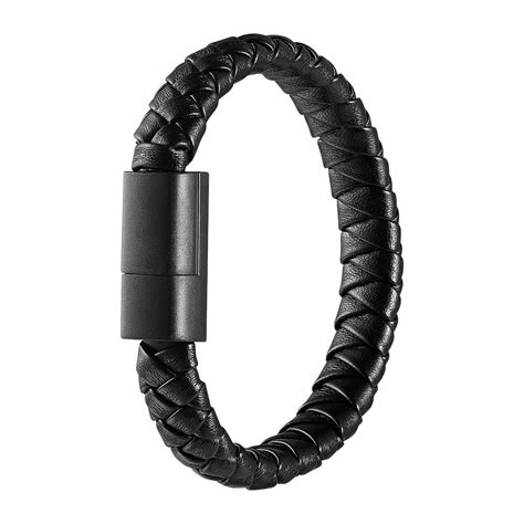 Feltechelectr Usb C Data Transfer Cable 1set Braided Wristband Style