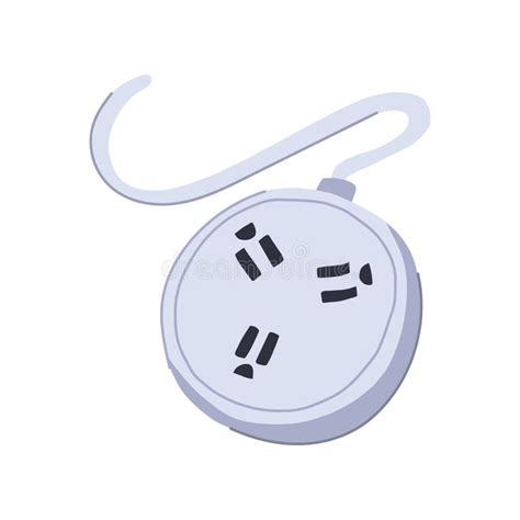 Command Power Strip Smart Cartoon Vector Illustration Stock Vector Illustration Of Compatible