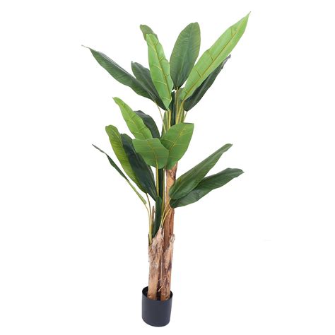 Faux Plastic Artificial Tree 190cm Artificial Potted Traveler Banana