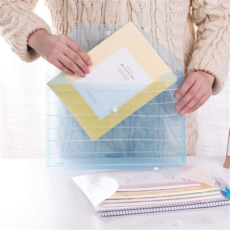 50pcsset File Holder Stationery A4 Folders Cute P Vicedeal