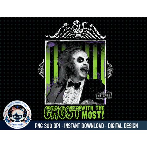 Beetlejuice Ghost Png Digital Print Inspire Uplift