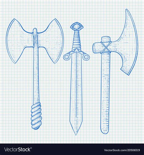 How To Draw A Hand Axe