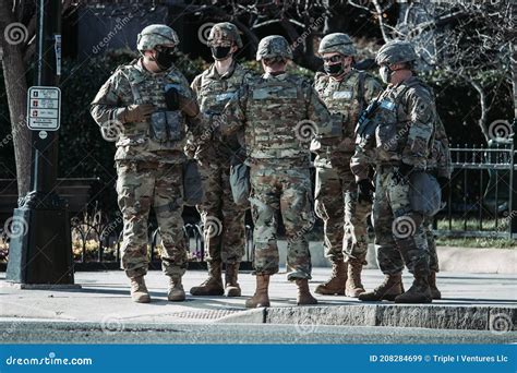 National Guard Troops In Washington Dc Editorial Stock Image Image Of