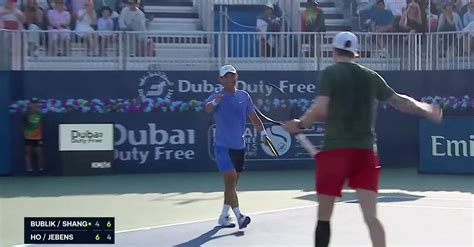 Match Highlights Bublik Shang Vs Ho Jebens R1 Dubai Duty Free