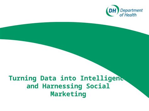 ppt turning data into intelligence and harnessing social marketing