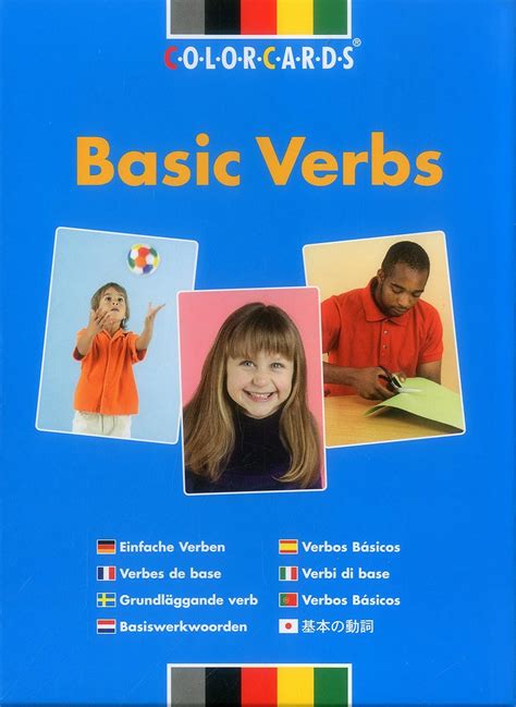 Buy Basic Verbs Colorcards In Simple Settings Book Online At Low Prices In India Basic Verbs