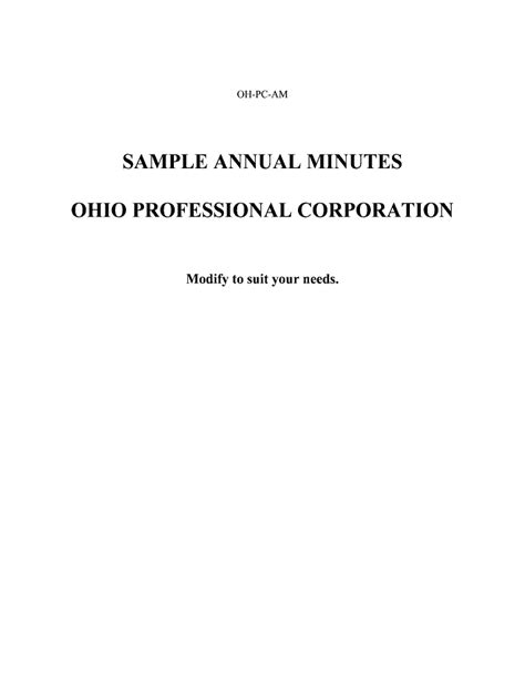 Chapter 1701 General Corporation Law Ohio Form Fill Out And Sign