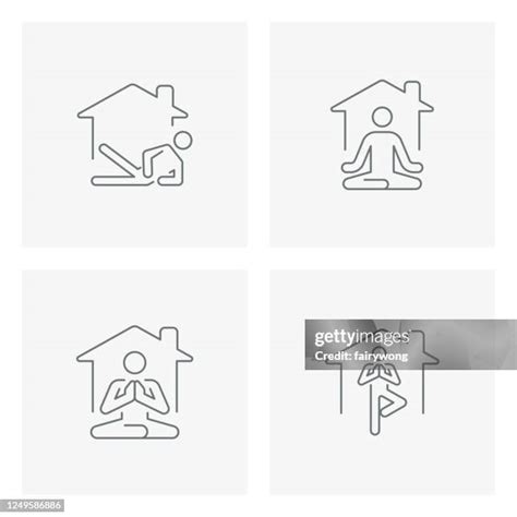 354 Home Workout Icon High Res Illustrations Getty Images