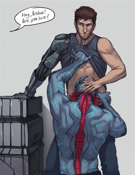 Rule 34 2015 Cybernetics Cyborg Demon Fellatio Gay Lurelin Machine