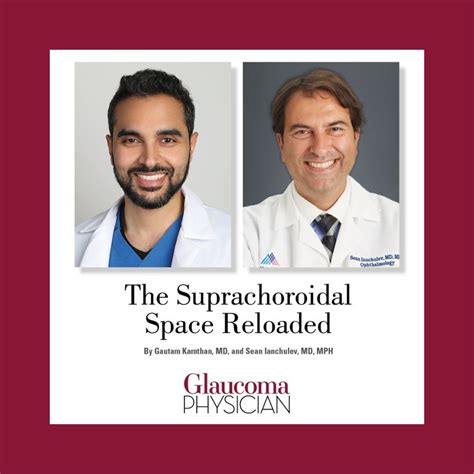 Iantrek On Linkedin Suprachoroidal Cyclopen Glaucoma Ophthalmology