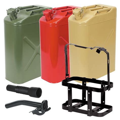 Diesel Gasoline Jerry Can 5 Gallon Metal Fuel Can 20l Gas Canister