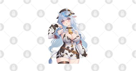 Anime Cow Girl Sticker Cow Cow Girl Anime Sticker Teepublic