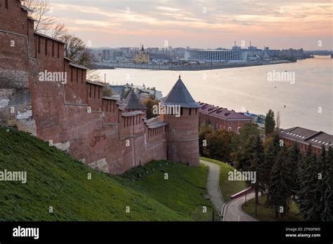 Nizhny Novgorod View Of The Kremlin And The Oka And Volga Spit At
