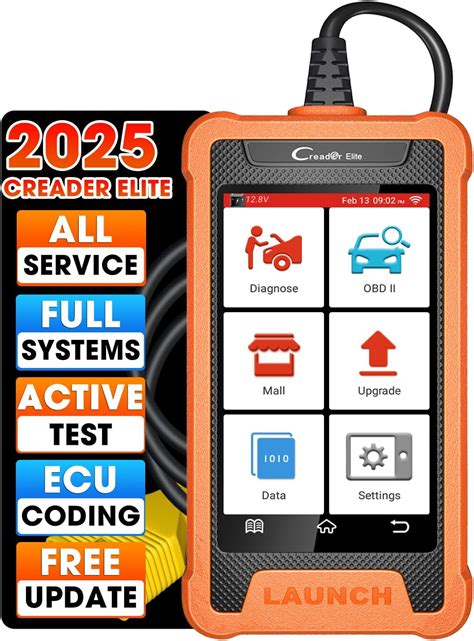 Launch Creader Elite For Bmw Obd2 Scanner 2025 Full Systems Diagnostic