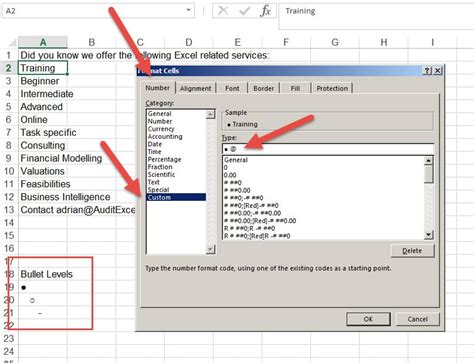 How To Add Bullets In Excel Cell Free Printable Download