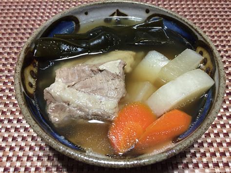Soki Soup Pork Sparerib Soup Okinawanderer Okinawa News Travel
