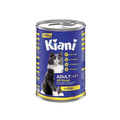 Hrana Umeda Pisici Kiani Adult Pui 415g