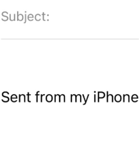 Theres A Reason You Should Always Include ‘sent From My Iphone When