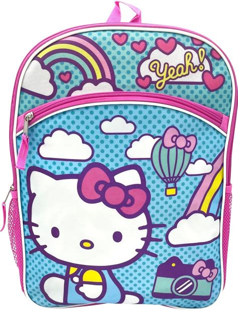 Fast Forward Hello Kitty Backpack For Girls 15” Cute