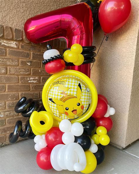 Pokemon Birthday In 2025 Pokemon Party Decorations Pokemon Balloons