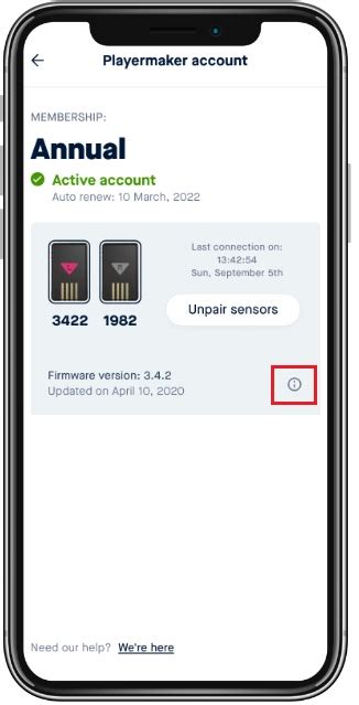 Where Can I Find My Sensor Serial Numbers On The Playermaker 20 App