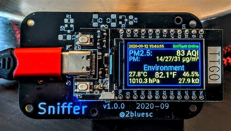 Github Wkorfhageesp32 Sniffer Esp32 Air Quality Sensor With Pmsa003