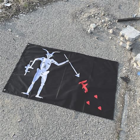 Forward Observations Group Flag Black Beard Etsy