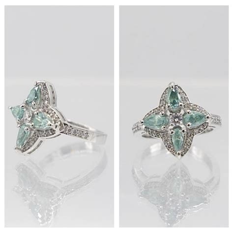 Jewelry 25 Ct Mint Green Fire Moissanite Ring Poshmark