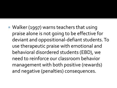 Improving Student Behavior Giving Praise And Encouragement Pptx