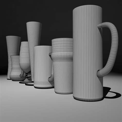 항아리 3d 모델 25 Max Free3d