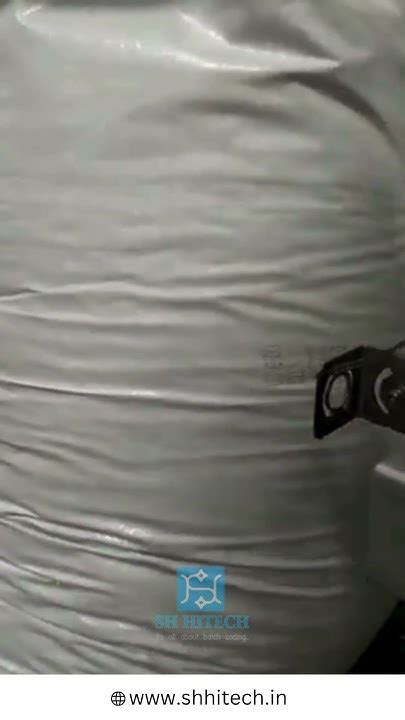 Markem Imaje Batch Coding Machine Printing On Fibcbulk Bags Sh Hitech Batchcoding Shorts