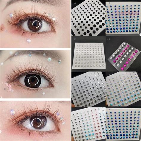 Festival Face Jewels Crystal Body Stickers Face Strass Glitter